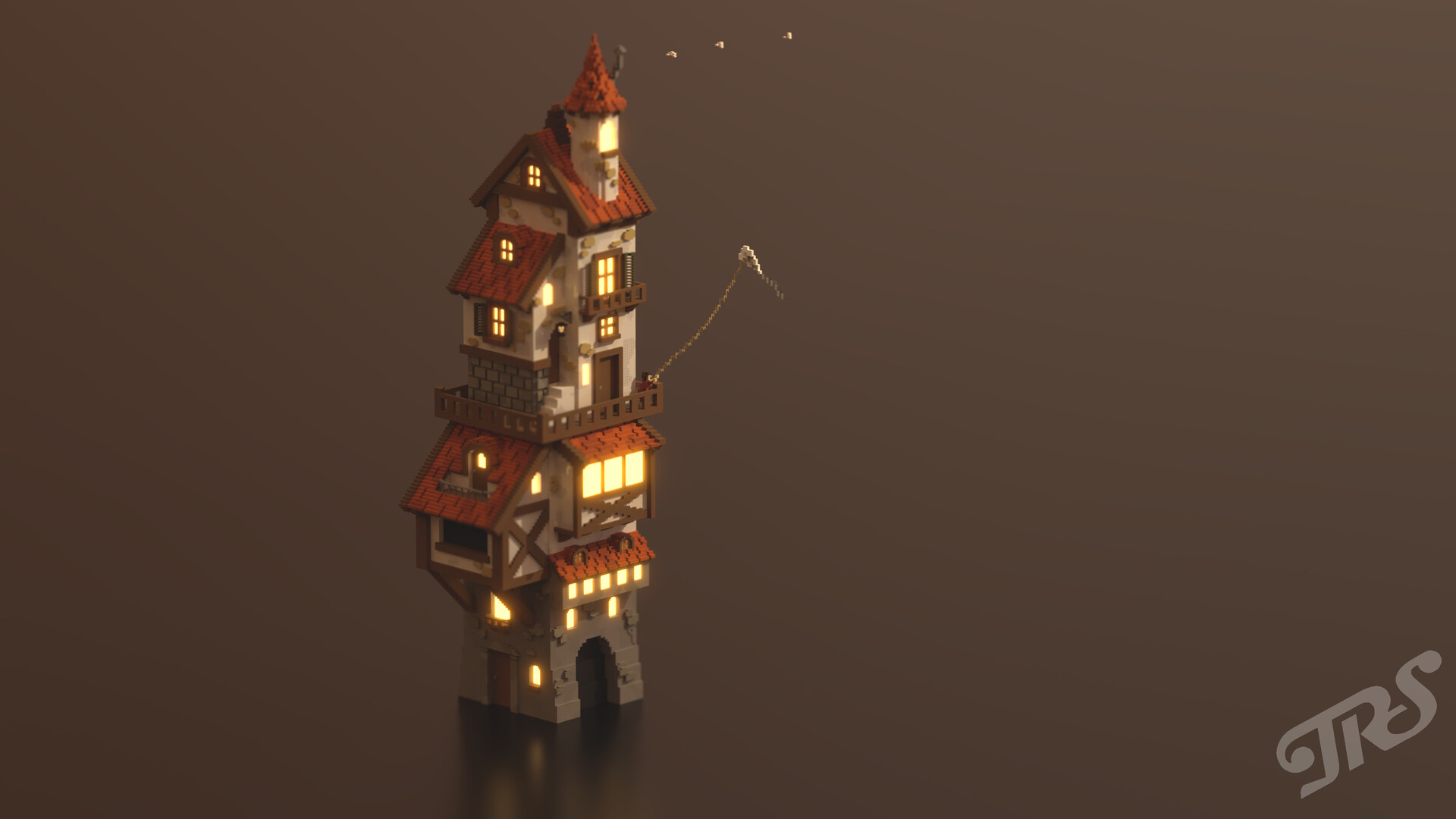 Cloudwatcher - Fantasy Tower Minecraft Map