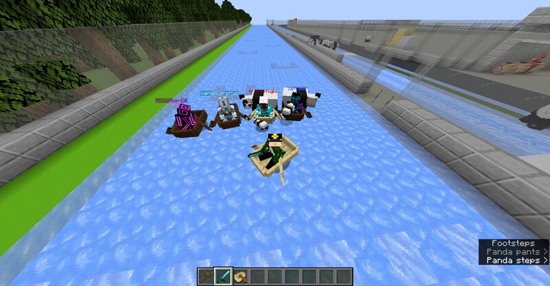 F1 Brazilian Grand Prix Ice Boat Racing track (1.17.1) Minecraft Map