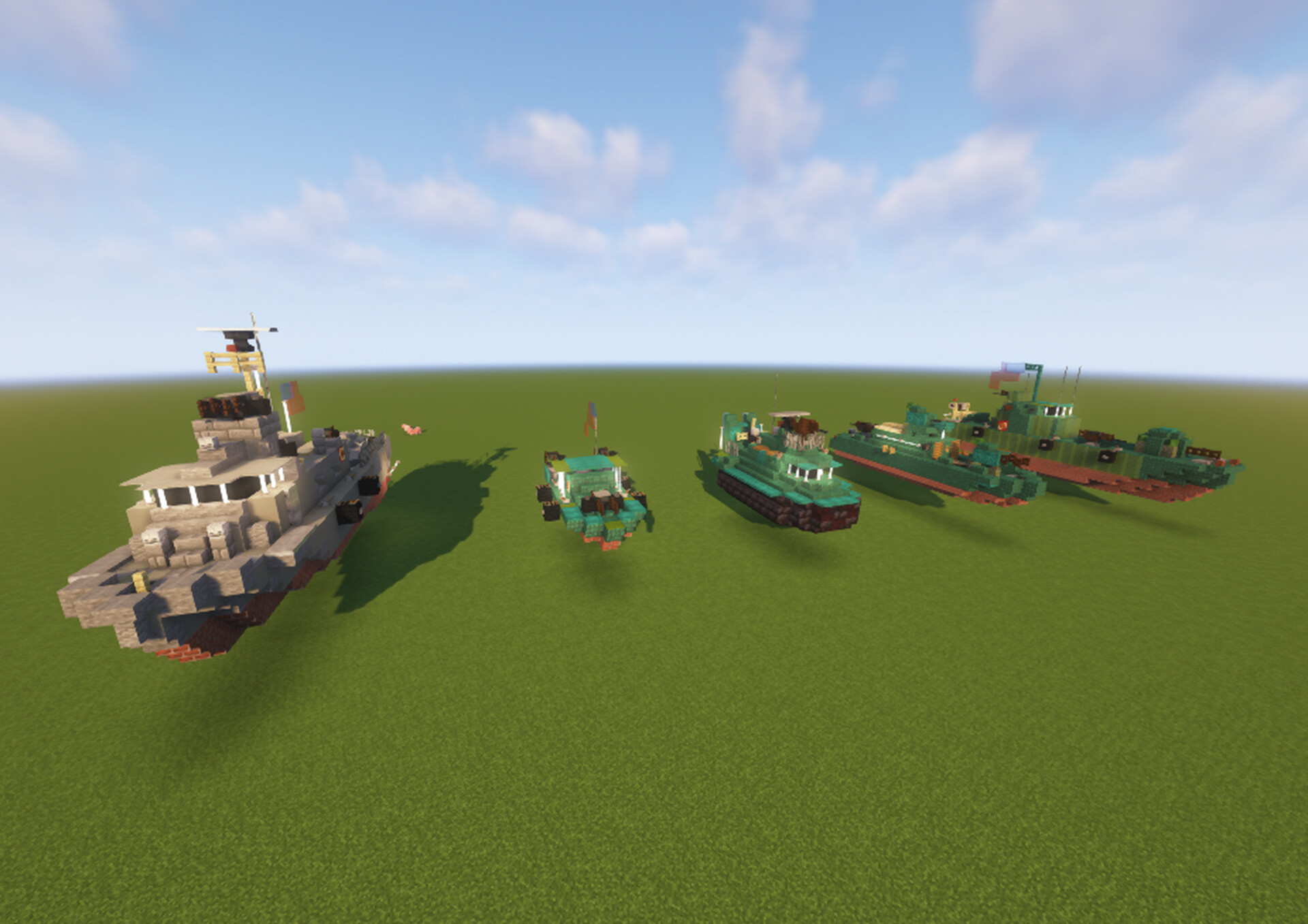 PBR Fast Boats PACK V2 Minecraft Map