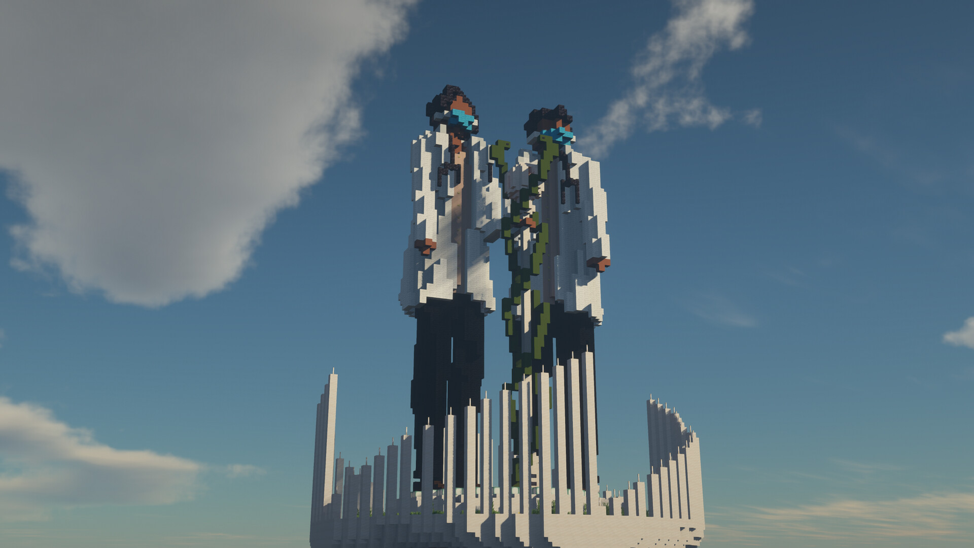 A Monument for Our Health Care Workers Minecraft Map