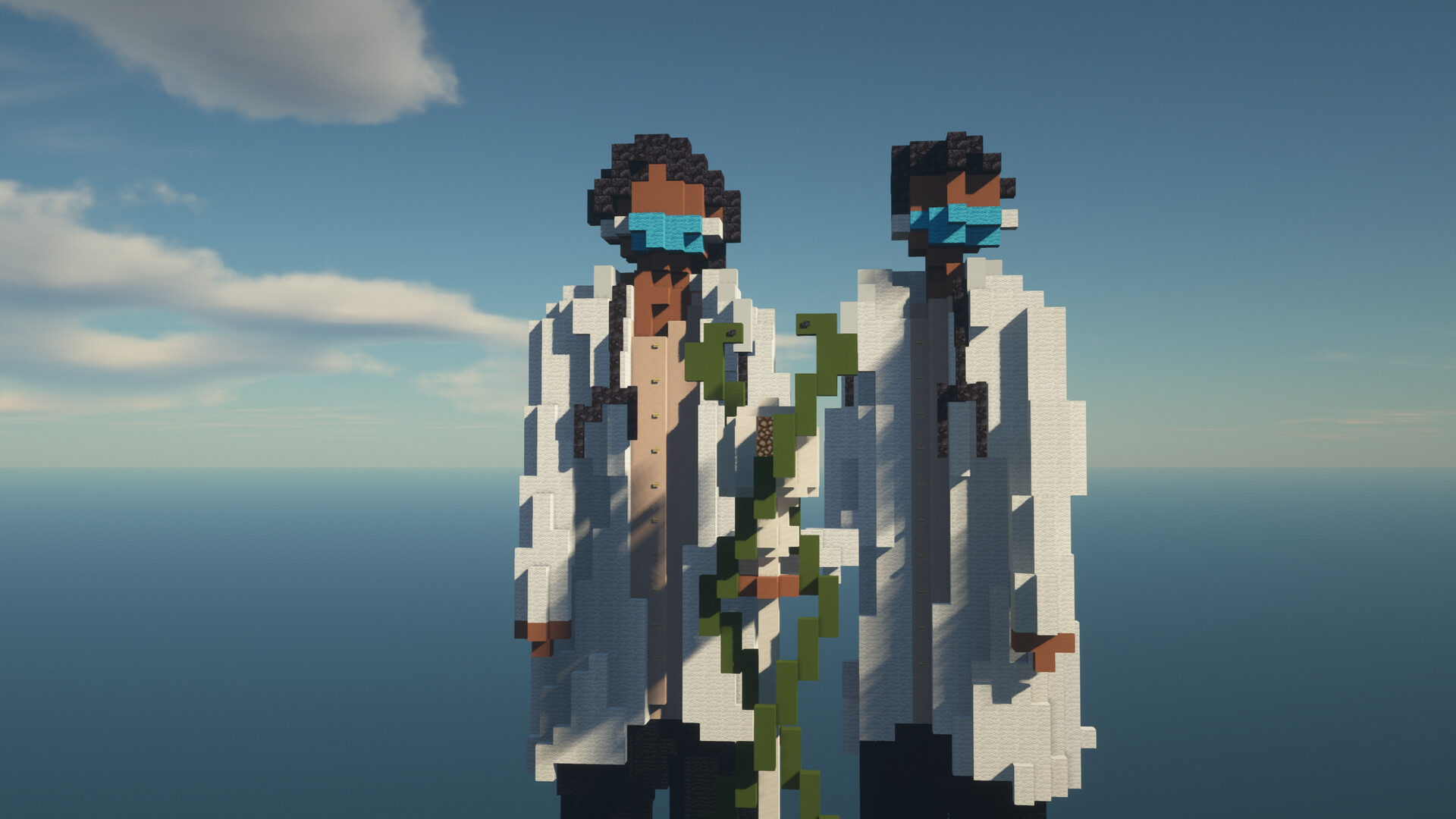 A Monument for Our Health Care Workers Minecraft Map