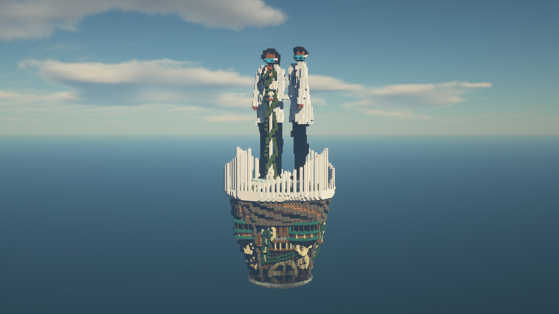 A Monument for Our Health Care Workers Minecraft Map