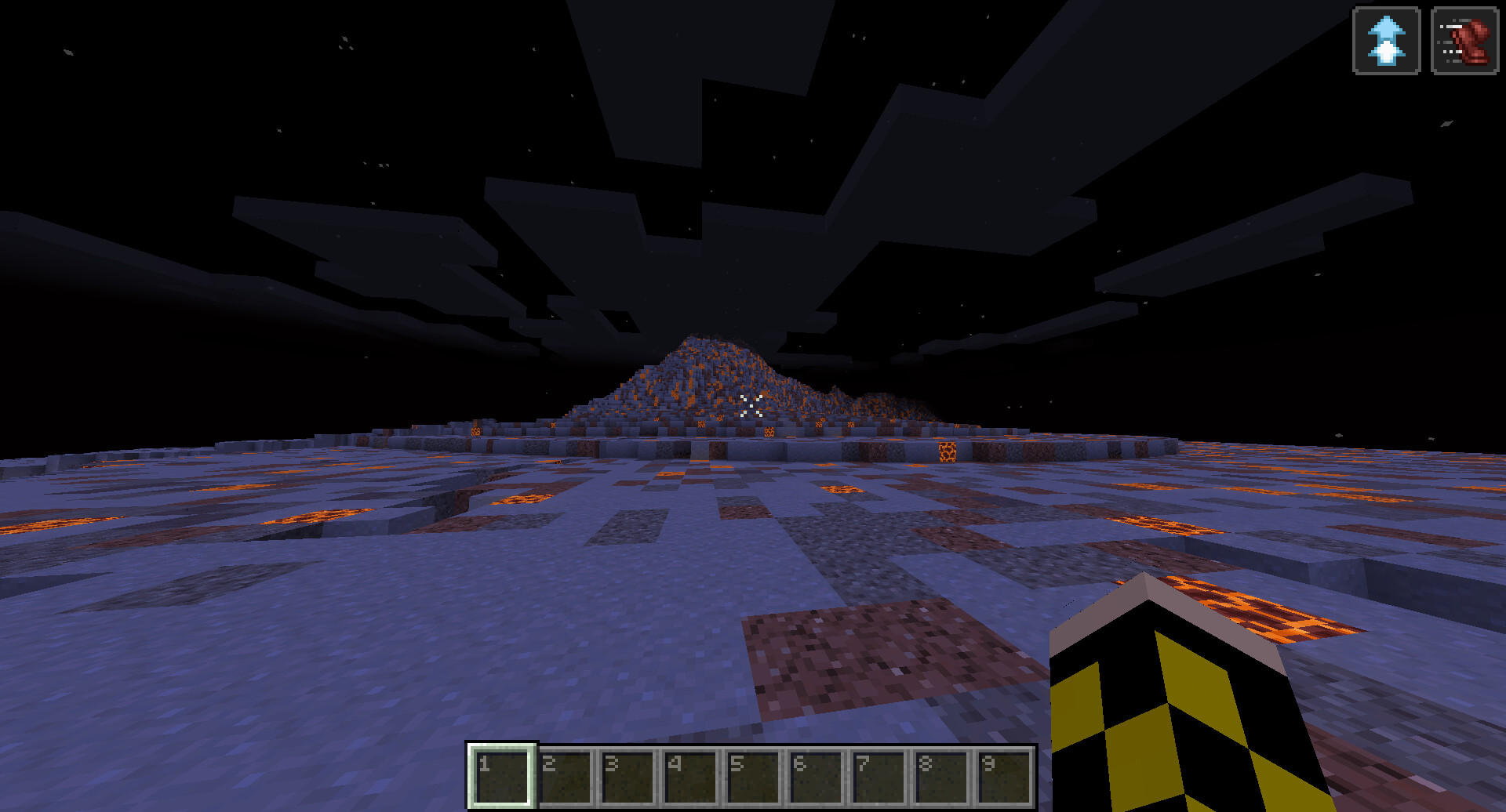 Clay Desert with Lava Lakes Minecraft Map