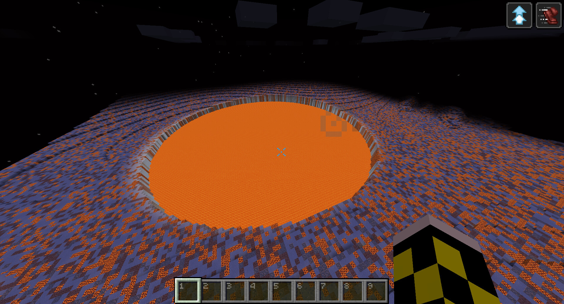 Clay Desert with Lava Lakes Minecraft Map