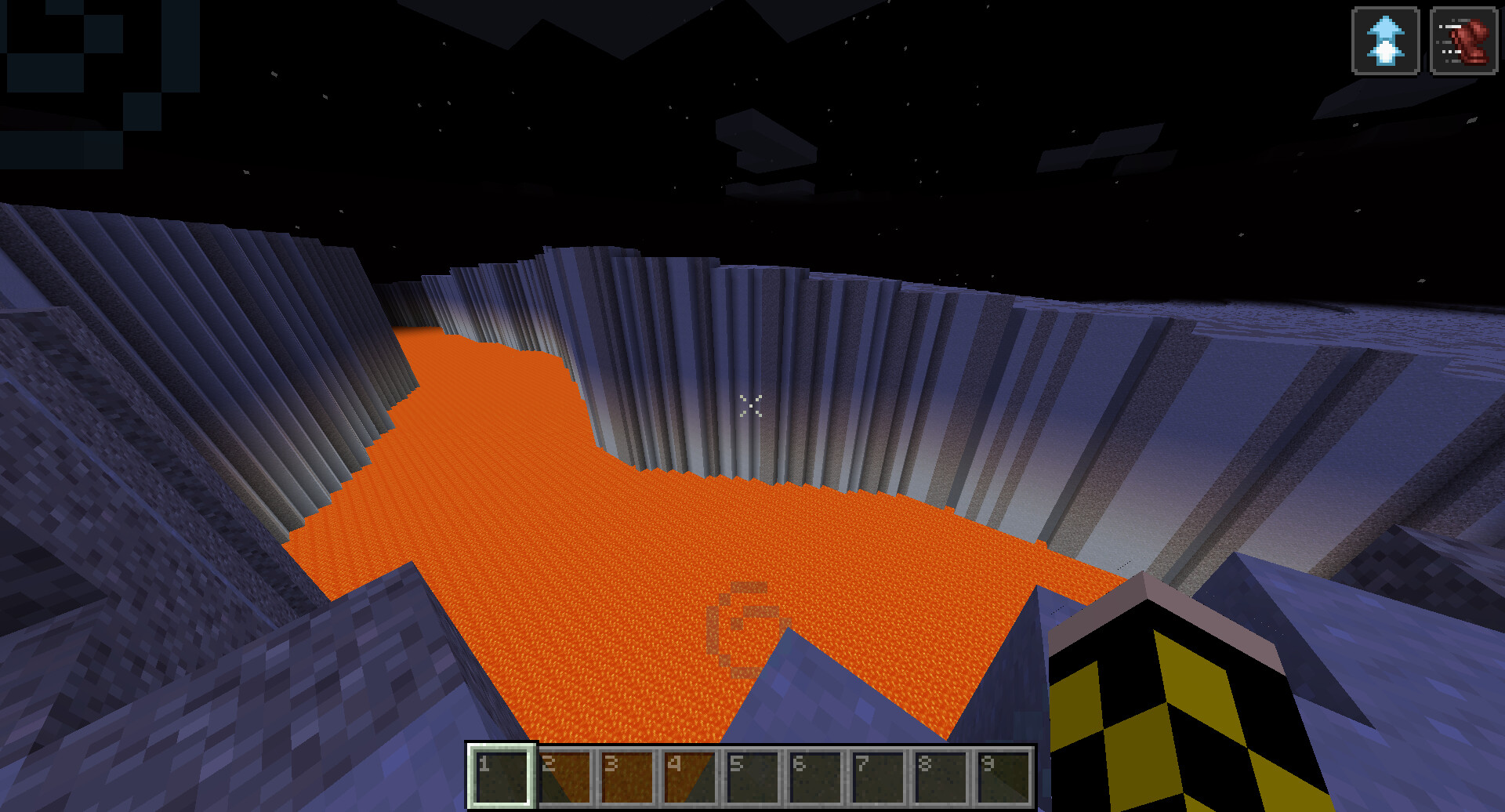 Clay Desert with Lava Lakes Minecraft Map