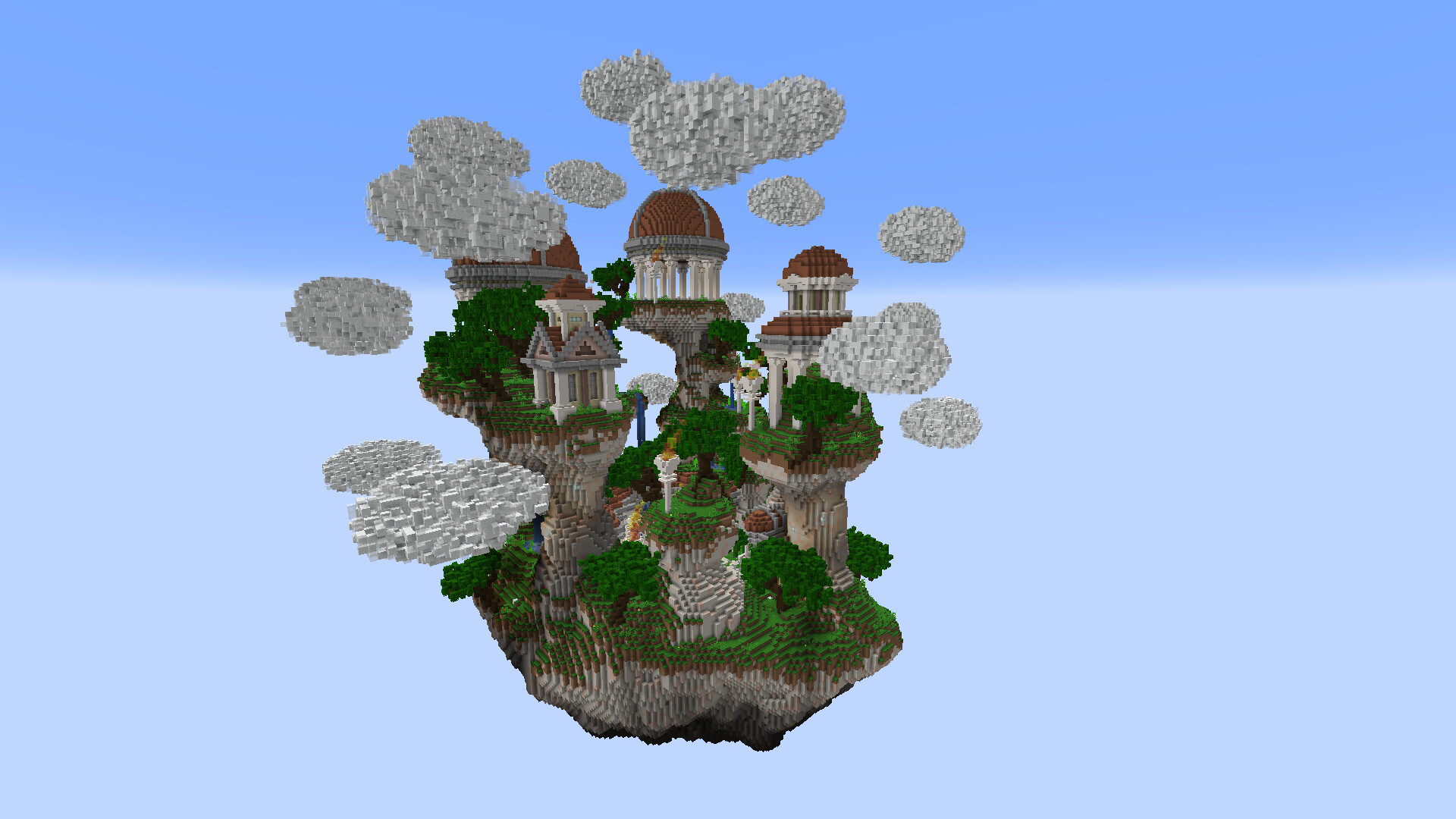 COMMISSION | Greek Floating Spawn Minecraft Map