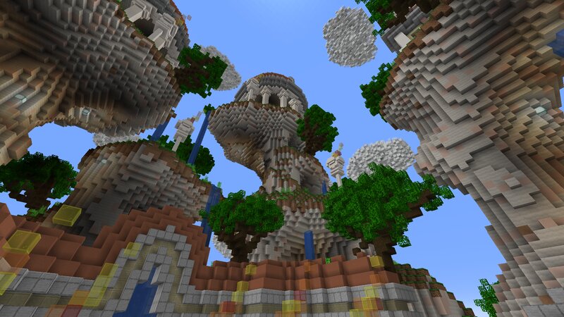 COMMISSION | Greek Floating Spawn Minecraft Map