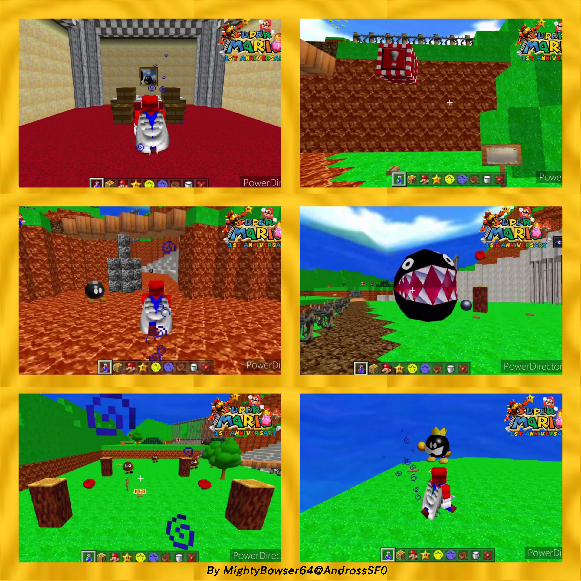 Super Mario 64 Minecraft Map