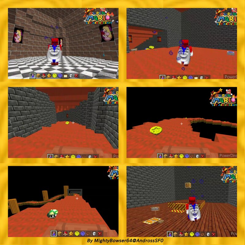 Super Mario 64 Minecraft Map