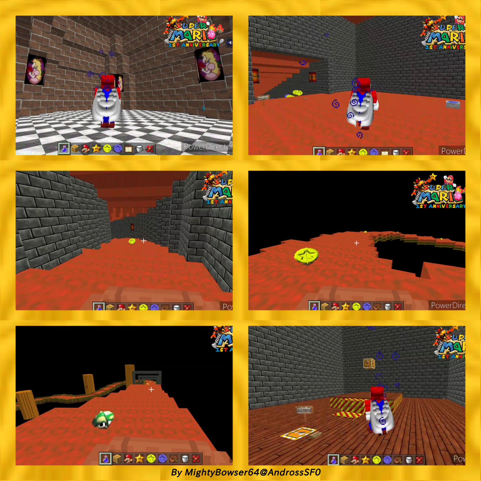 Super Mario 64 Minecraft Map