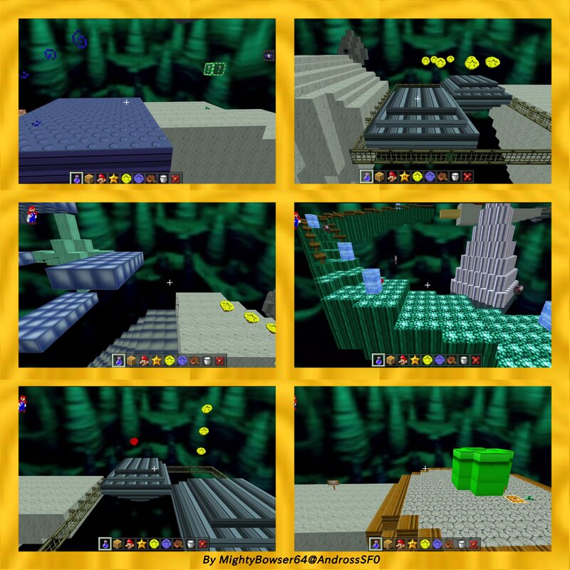 Super Mario 64 Minecraft Map