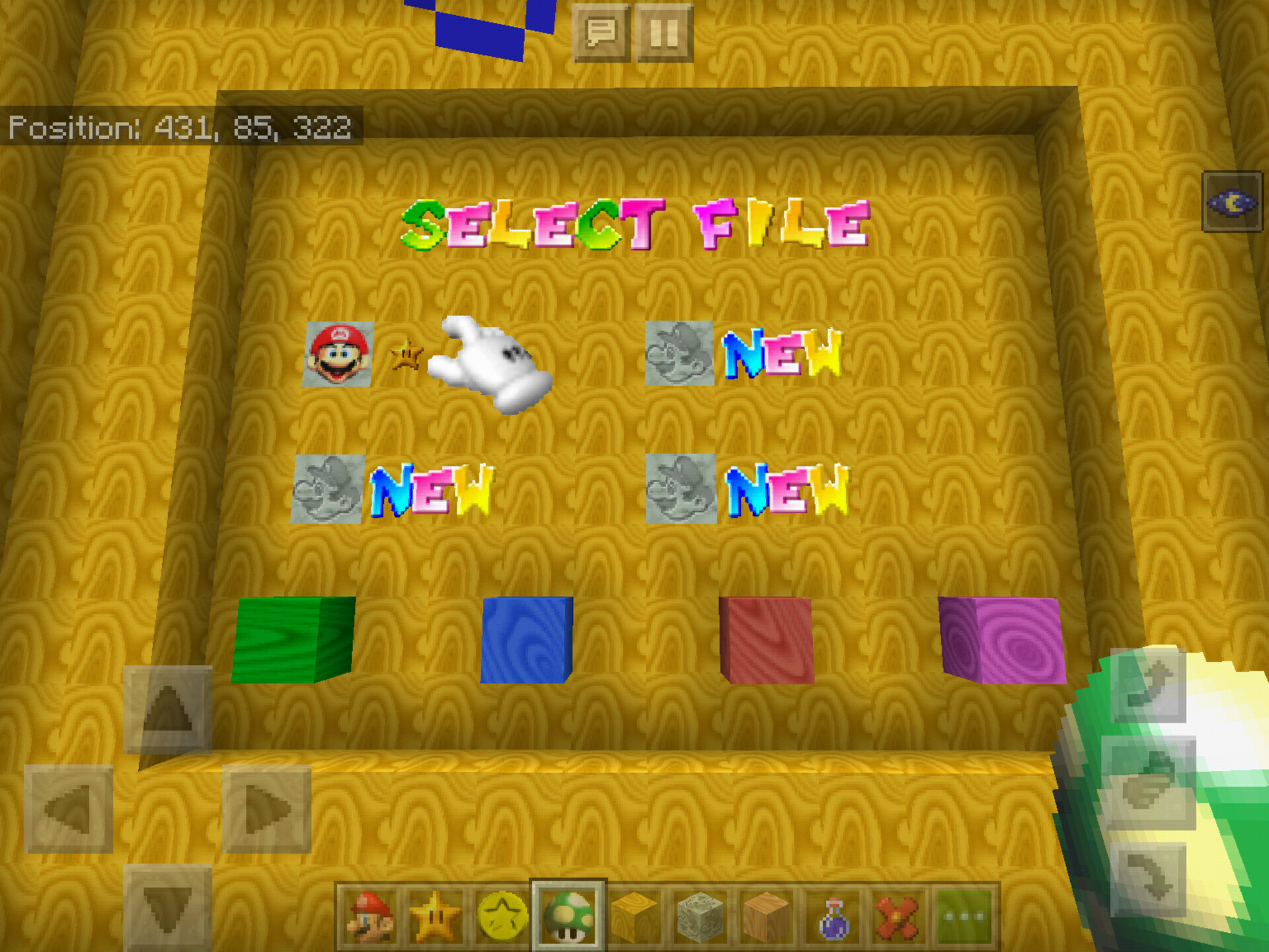 Super Mario 64 Minecraft Map