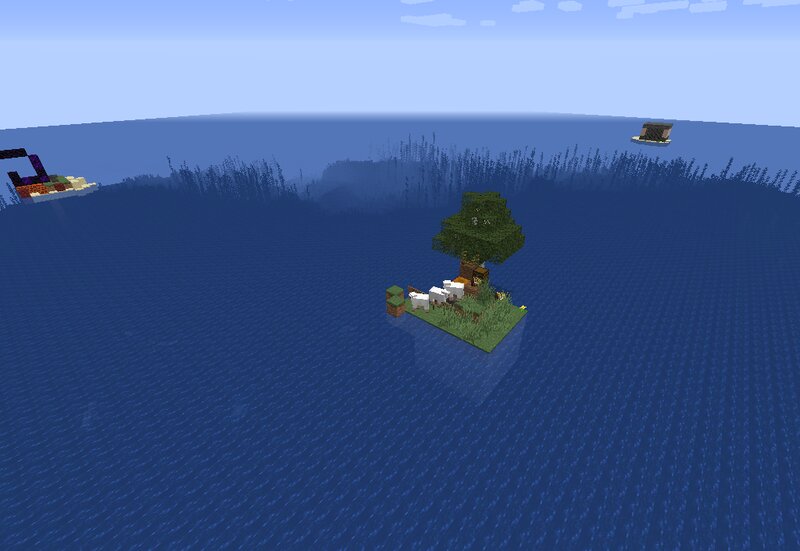 Mini islands survival Minecraft Map