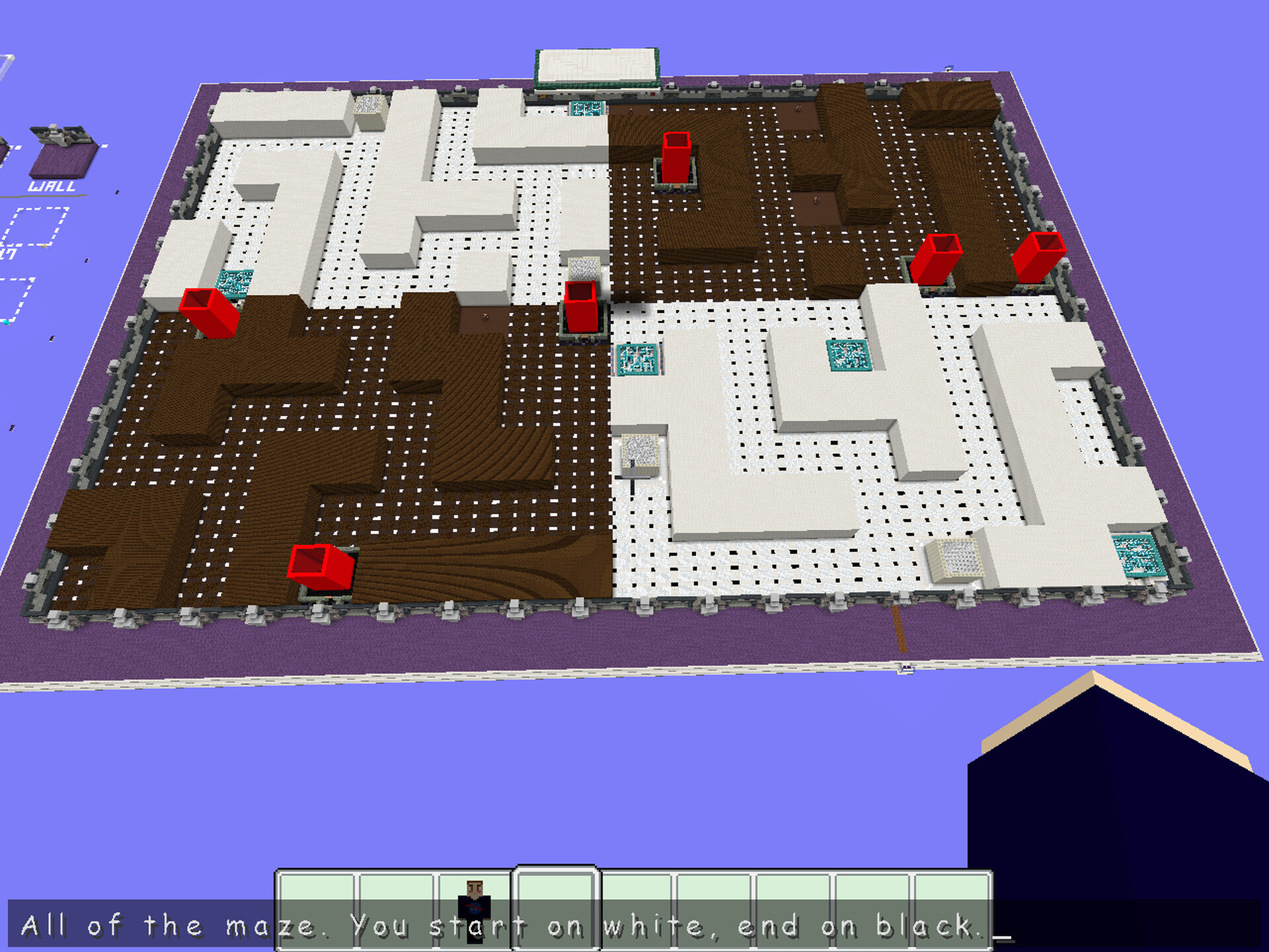 Chocolate Maze (Maze series 3 of 4) Minecraft Map