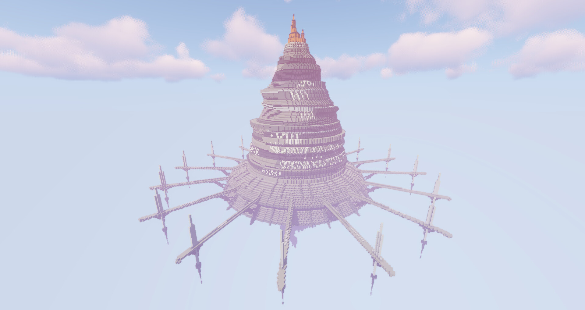 Sword Art Online - Aincrad Castle (1.16.4+) Minecraft Map
