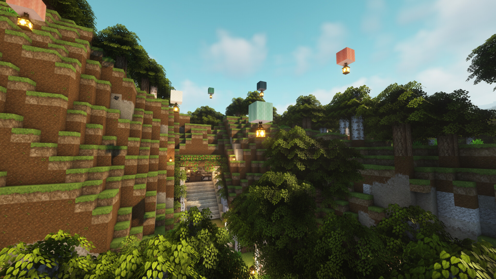 Cute montain home Minecraft Map