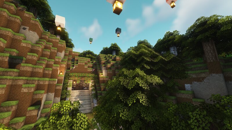 Cute montain home Minecraft Map