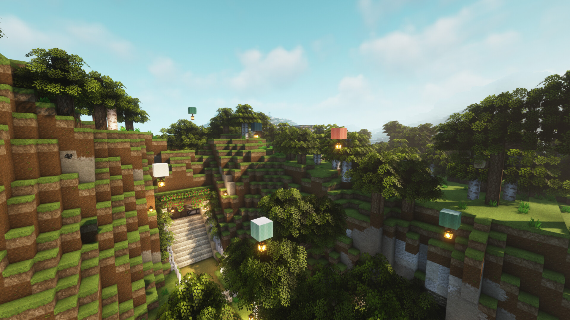 Cute montain home Minecraft Map