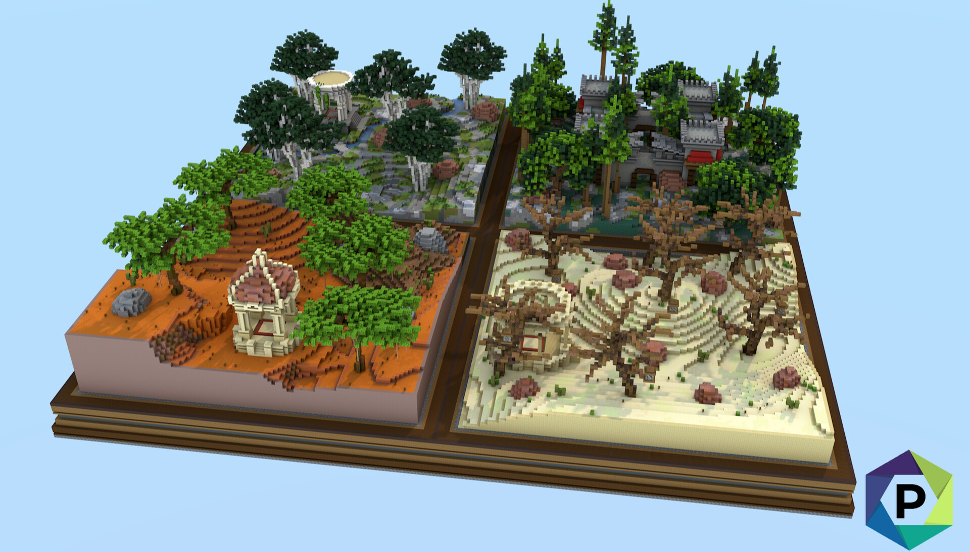 x4 HQ KOTH Pack 1 | 1.8+ Minecraft Map