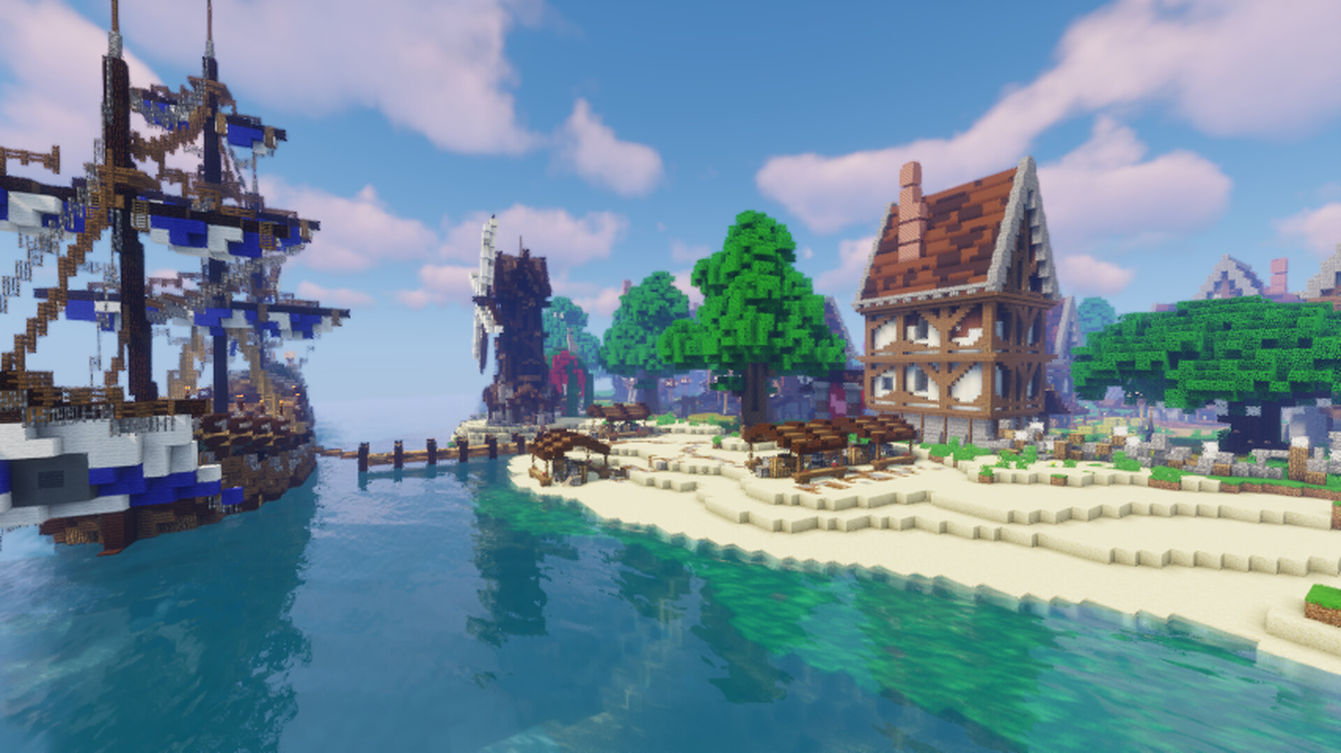 SURVIVAL+MMORPG SERVER SPAWN 1.16.5-1.17 [40%OFF] Minecraft Map