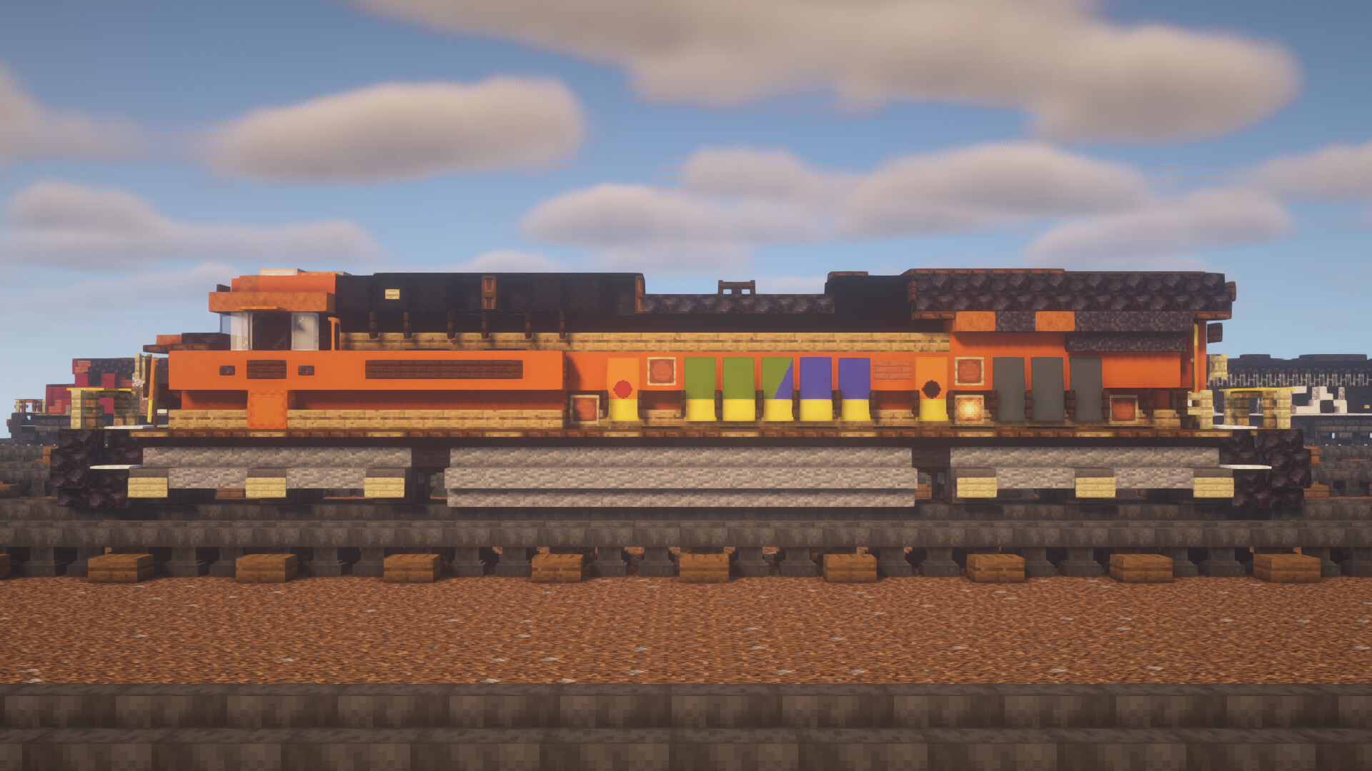 BNSF - GE ES44AC "25th Anniversary" Minecraft Map