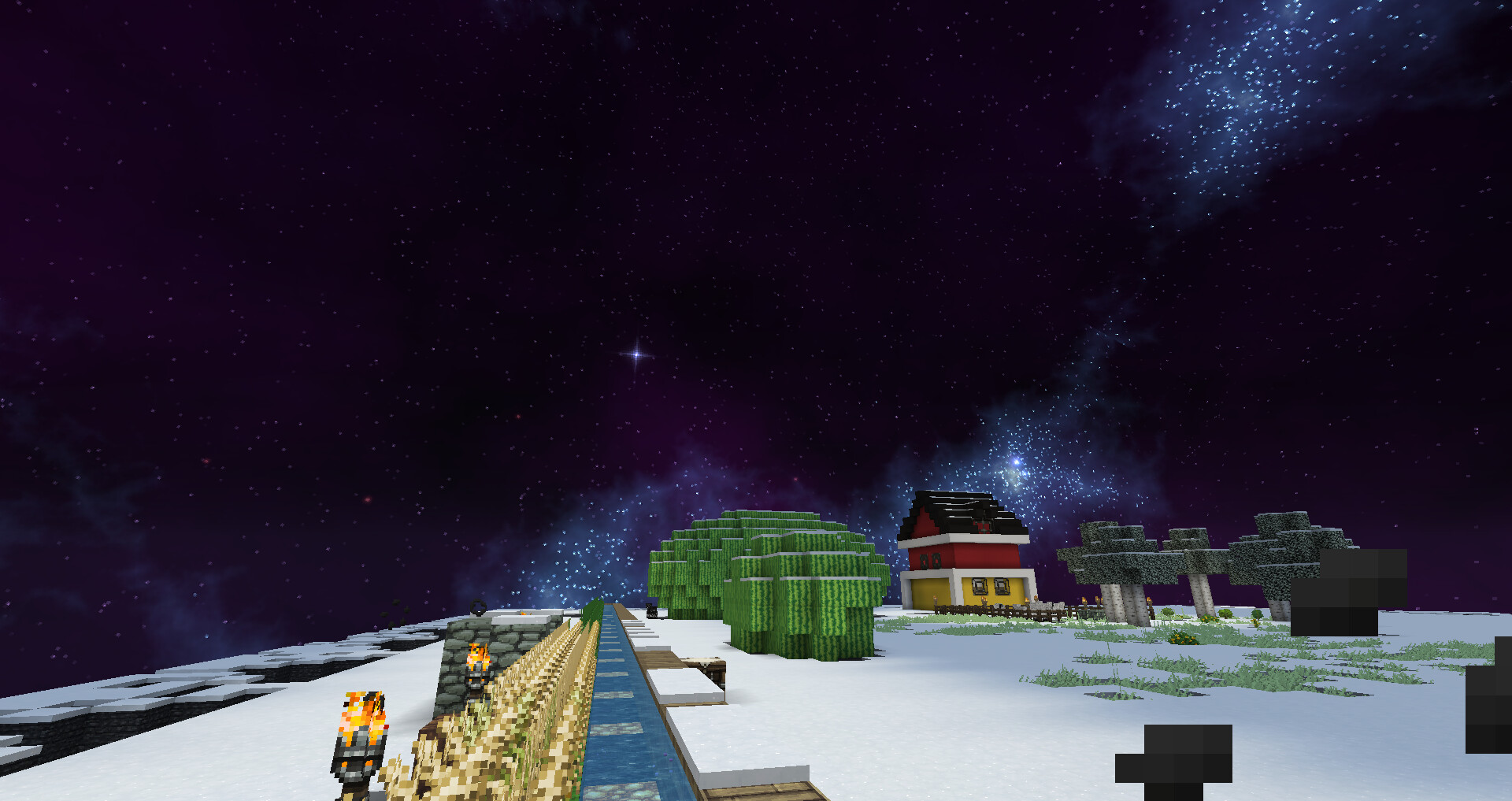Space Planetoid Melon House Minecraft Map