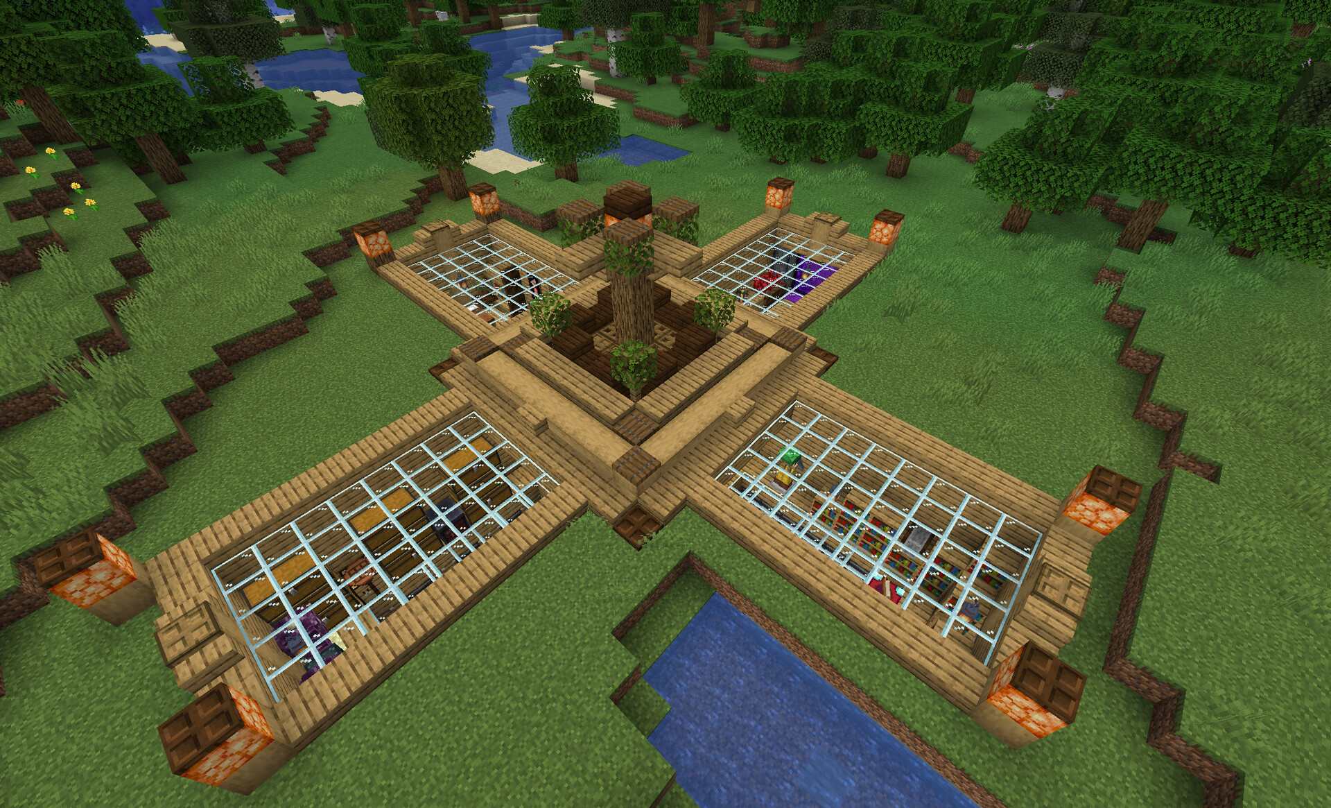 Survival underground base Minecraft Map