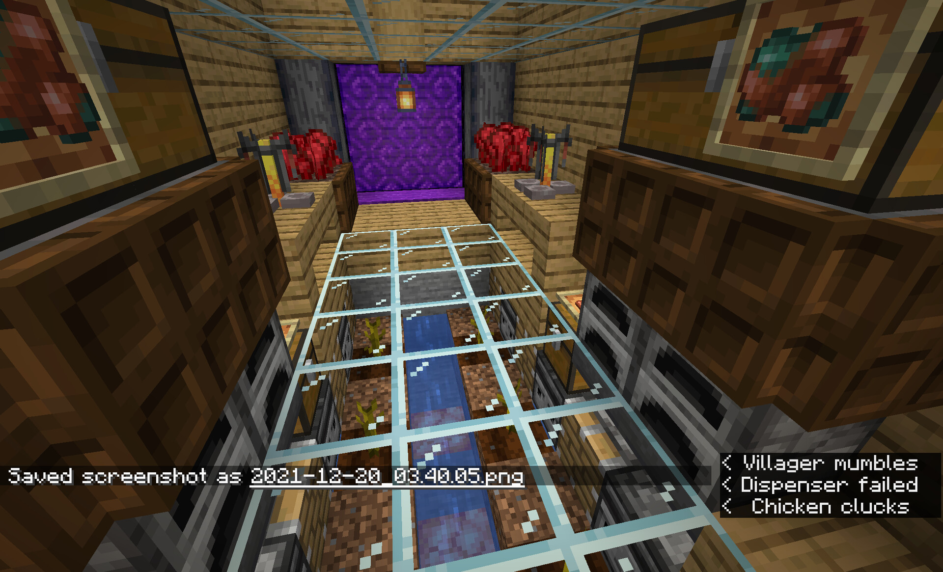 Survival underground base Minecraft Map