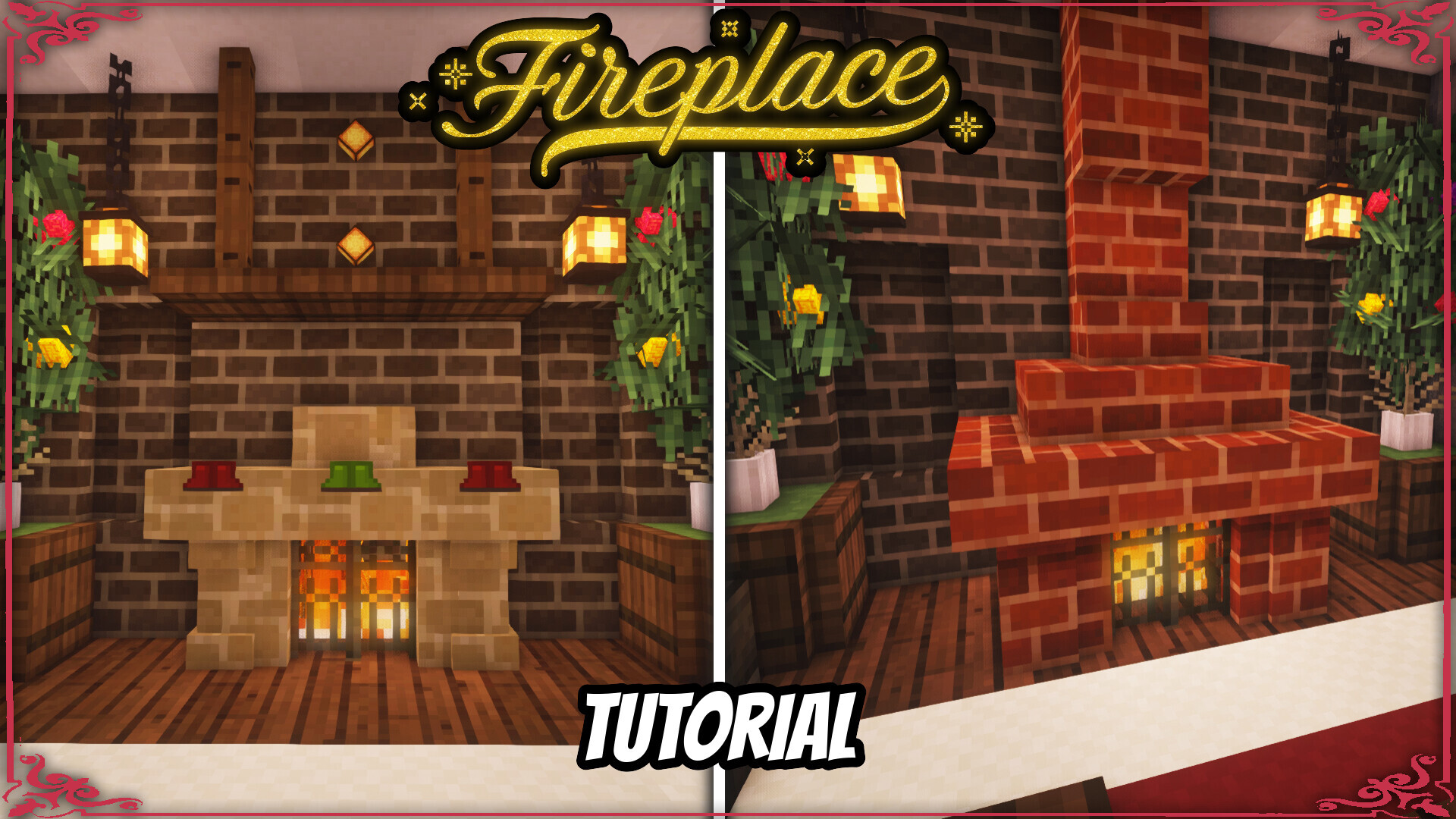 Build a fireplace on minecraft Minecraft Map