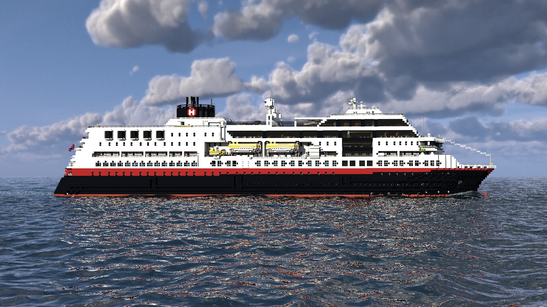 M.S. Midnatsol Minecraft Map