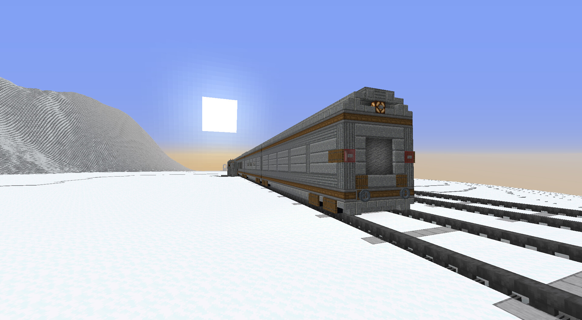 Snowpiercer Create Mod Minecraft Map