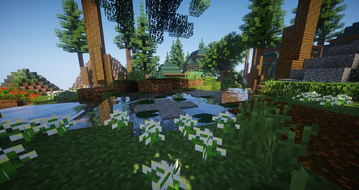 Summertime Bloom Hub | 1.8+ Minecraft Map