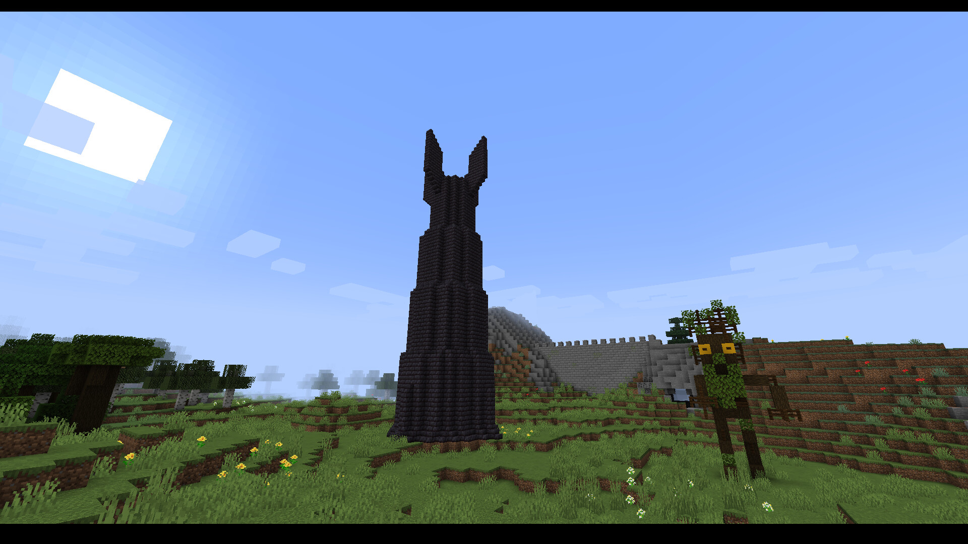 The Tower of Orthonic (Lord of the Rings inspired) Minecraft Map