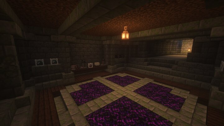 Taiga Village style Church (Cleric) with basement! Minecraft Map