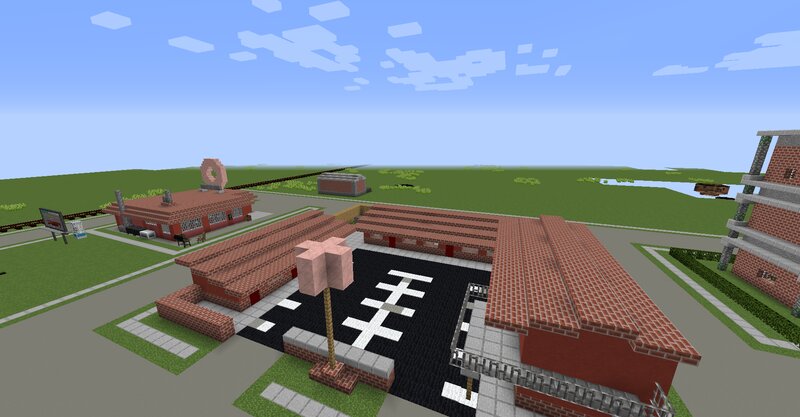 Greenwood+Greenvill 50s/60s American City with Mods 1.12.2 Dowenlod Map ...