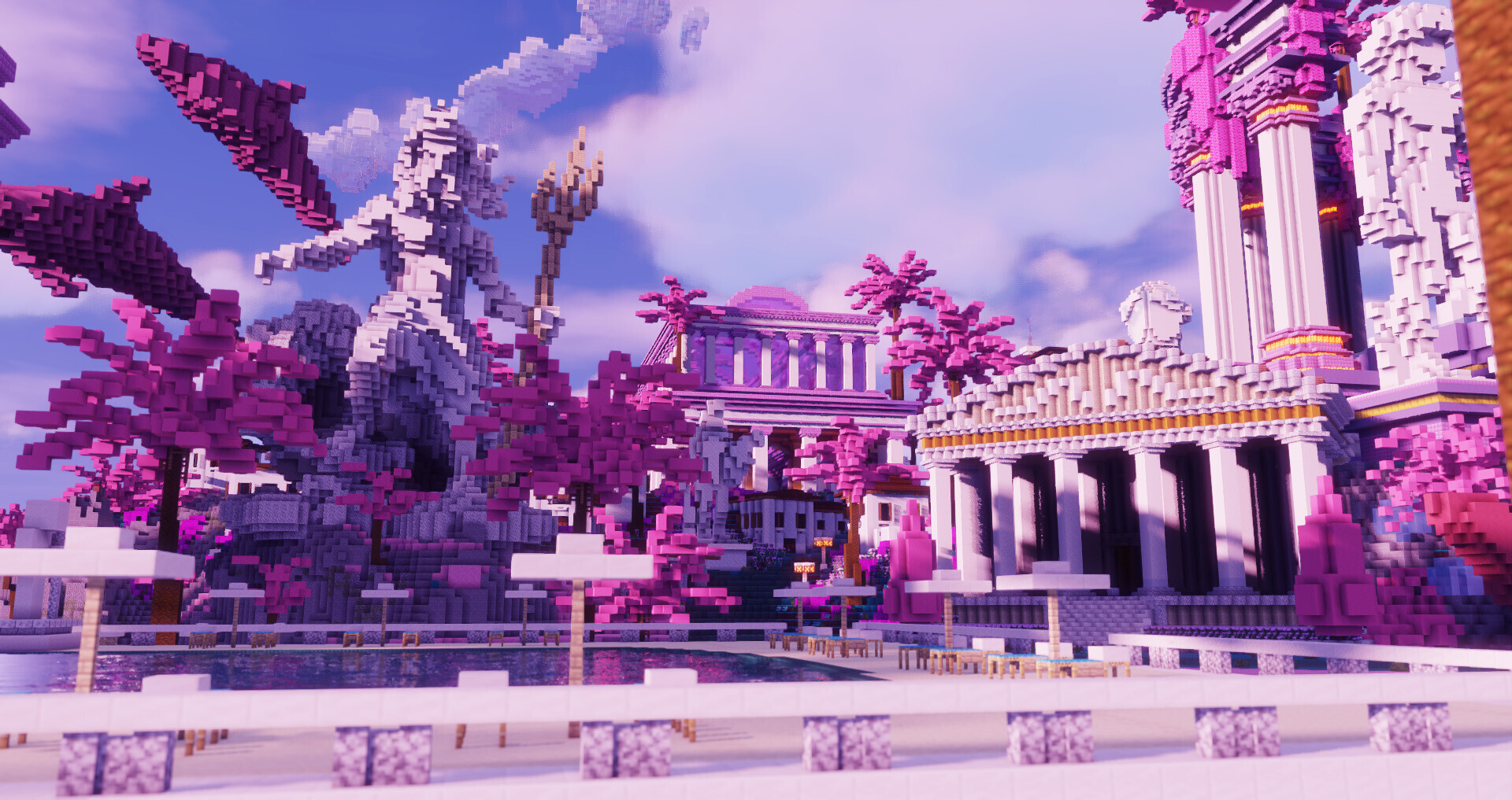 Aesthetic．schem (熱帯の島) 🏝️ Minecraft Map