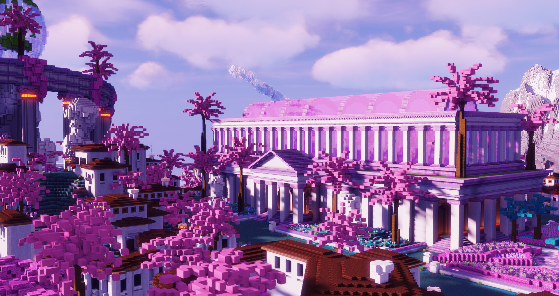 Aesthetic．schem (熱帯の島) 🏝️ Minecraft Map