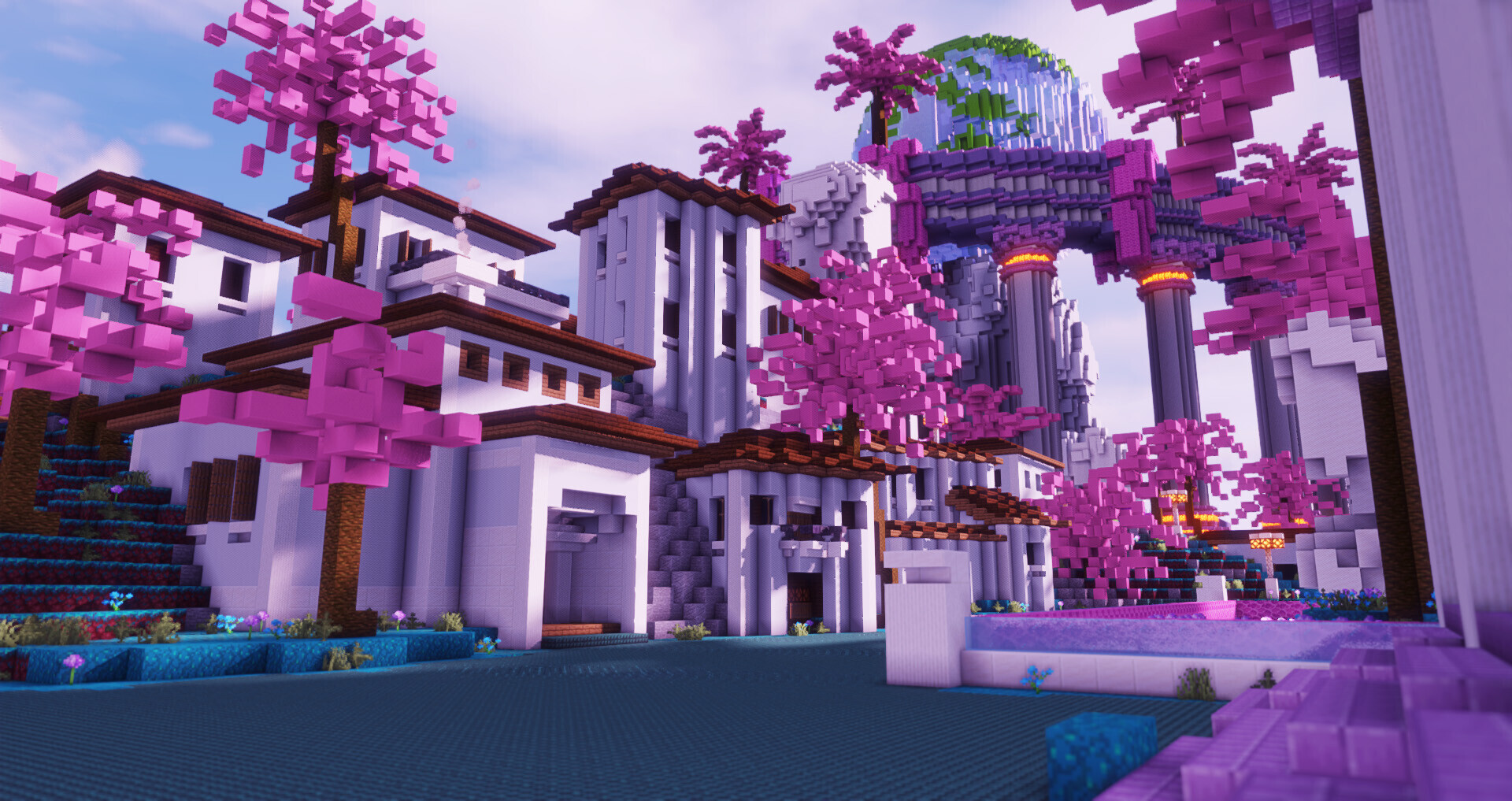 Aesthetic．schem (熱帯の島) 🏝️ Minecraft Map