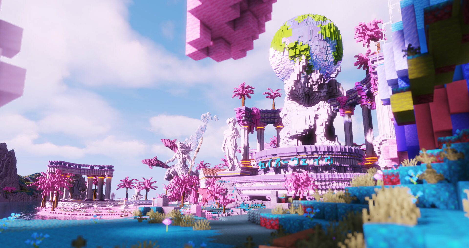 Aesthetic．schem (熱帯の島) 🏝️ Minecraft Map