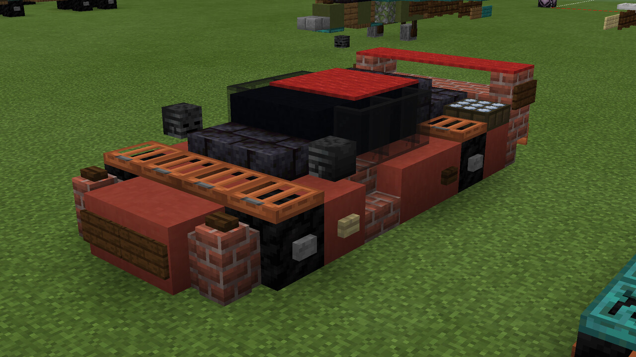 2:1 scale Ferrari F40 Minecraft Map