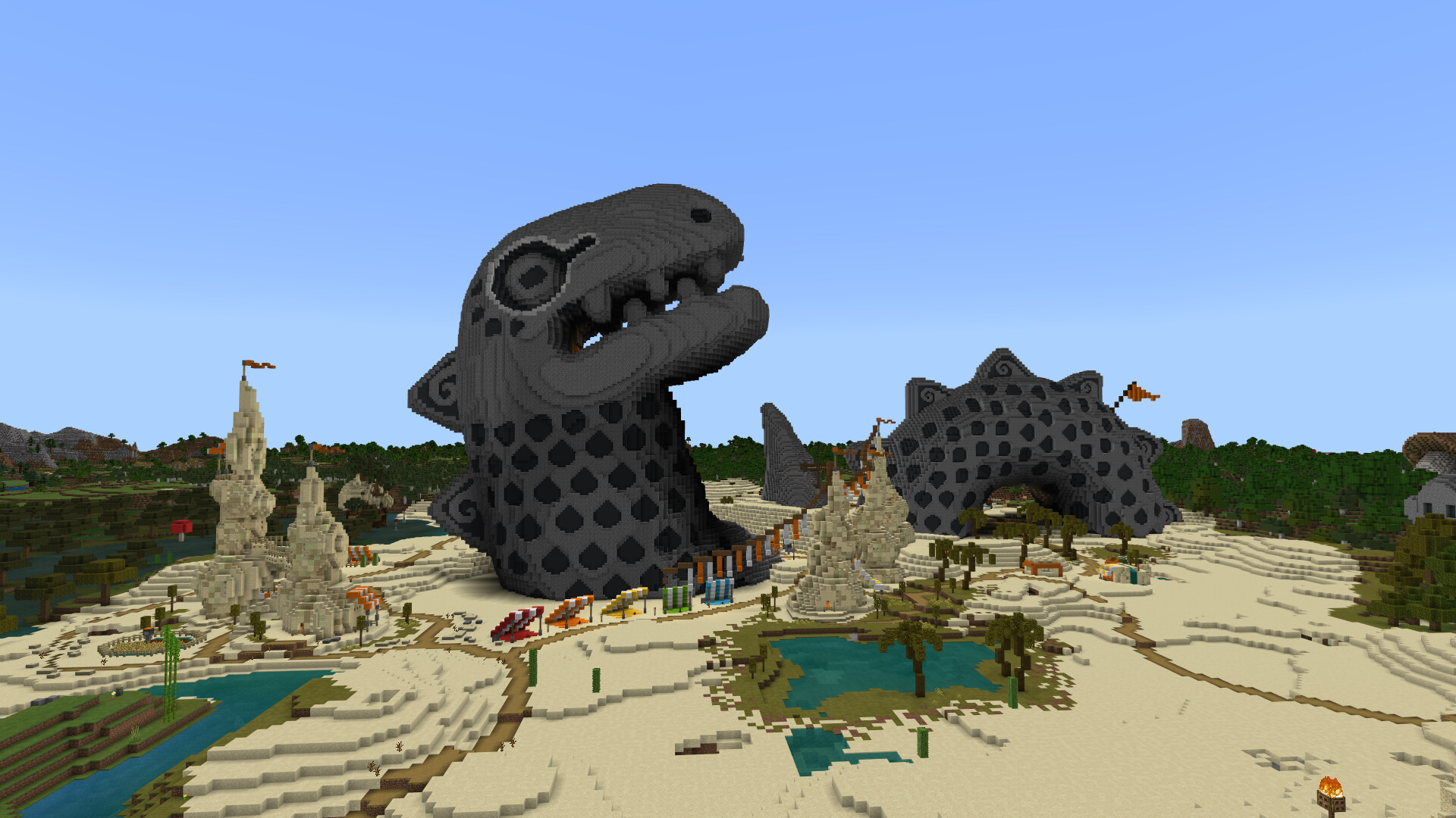 Stone snake Minecraft Map