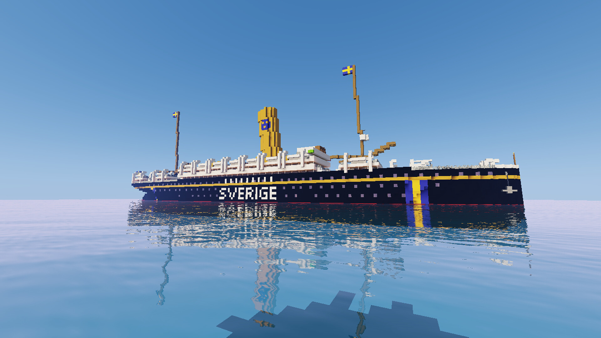 S/S Stockholm 1915 - 1946 Minecraft Map