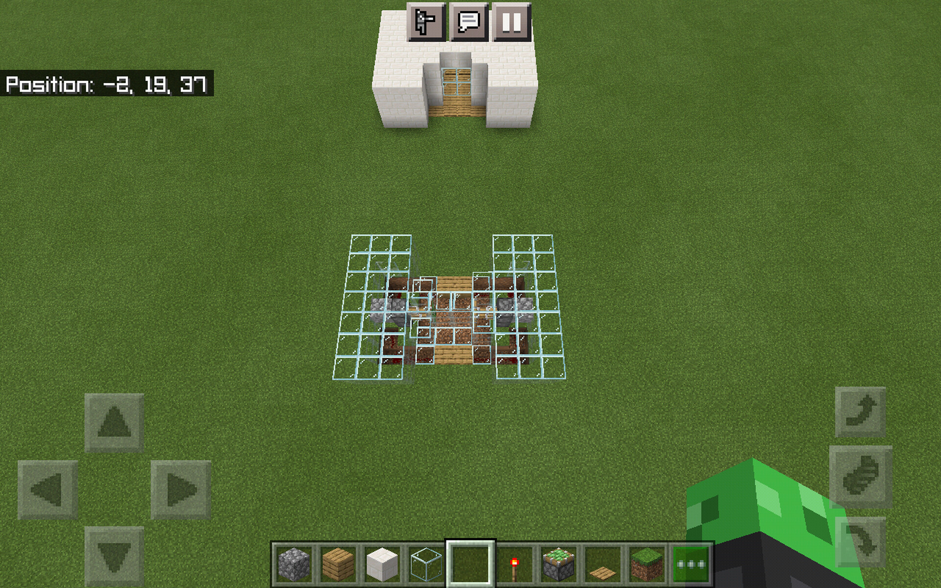 Automatic redstone door by darkmazeblox. Minecraft Map