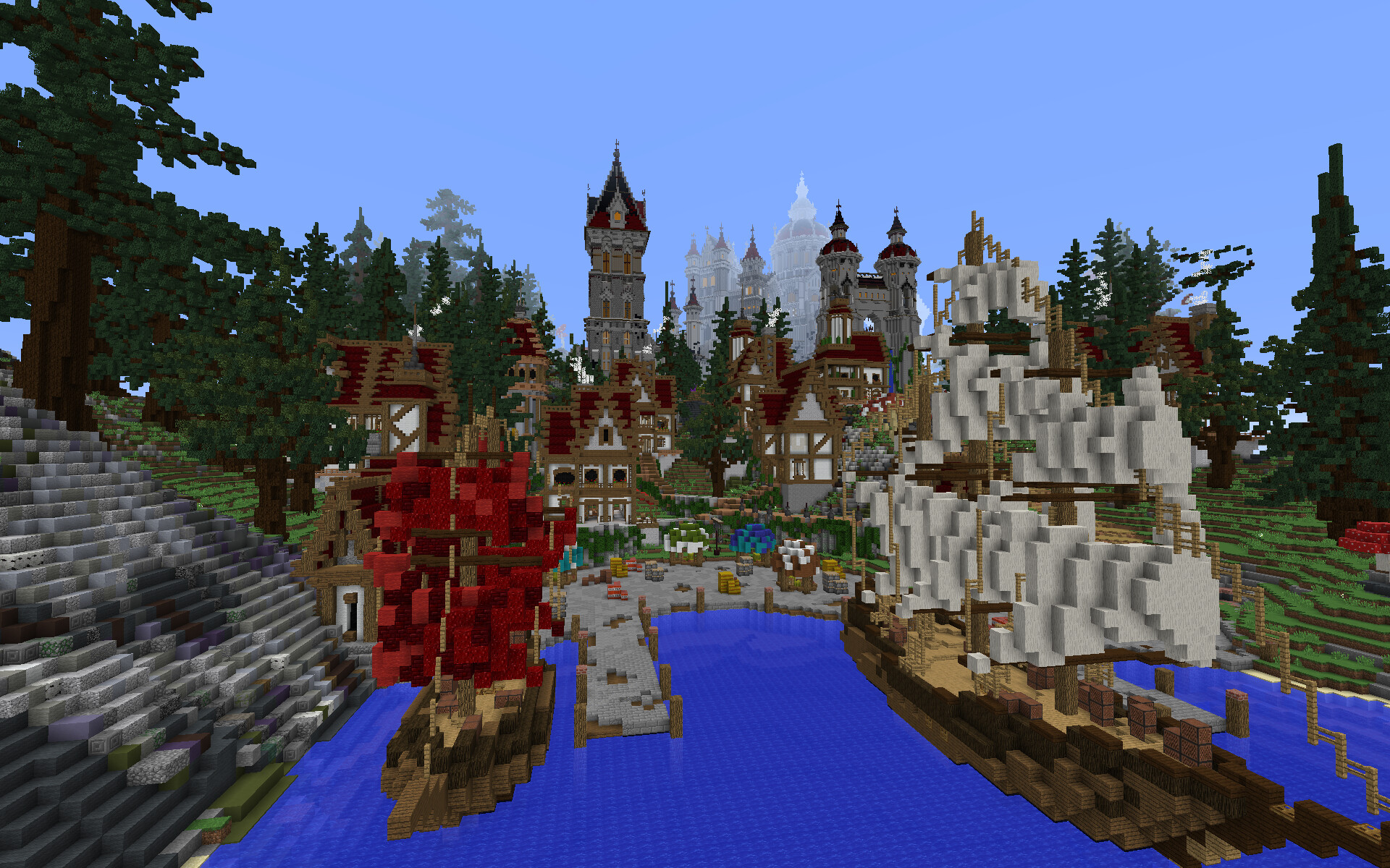 Castle Village Minecraft Map