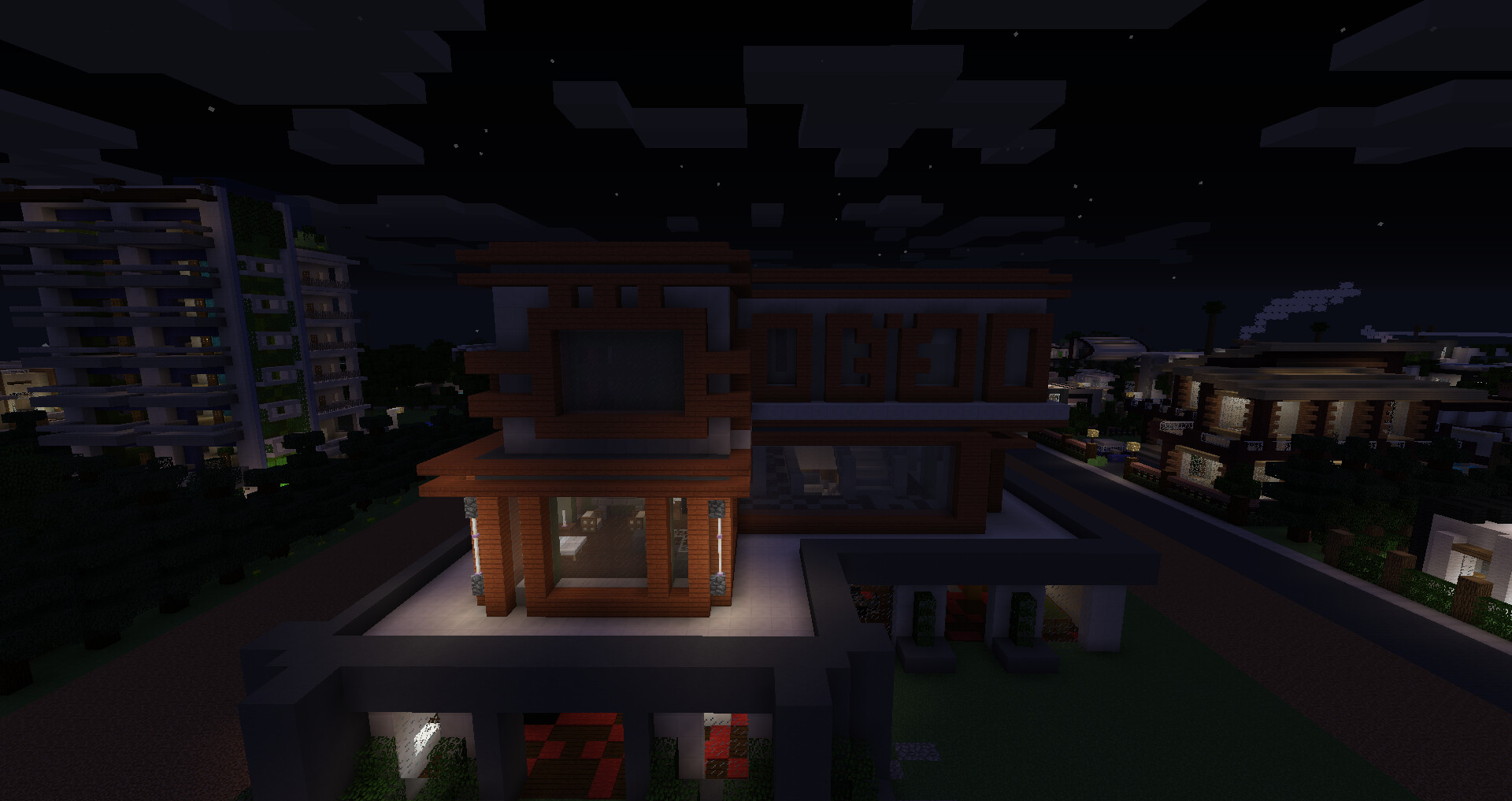 mapa casa dos youtubers da serie do authenticgames Minecraft Map