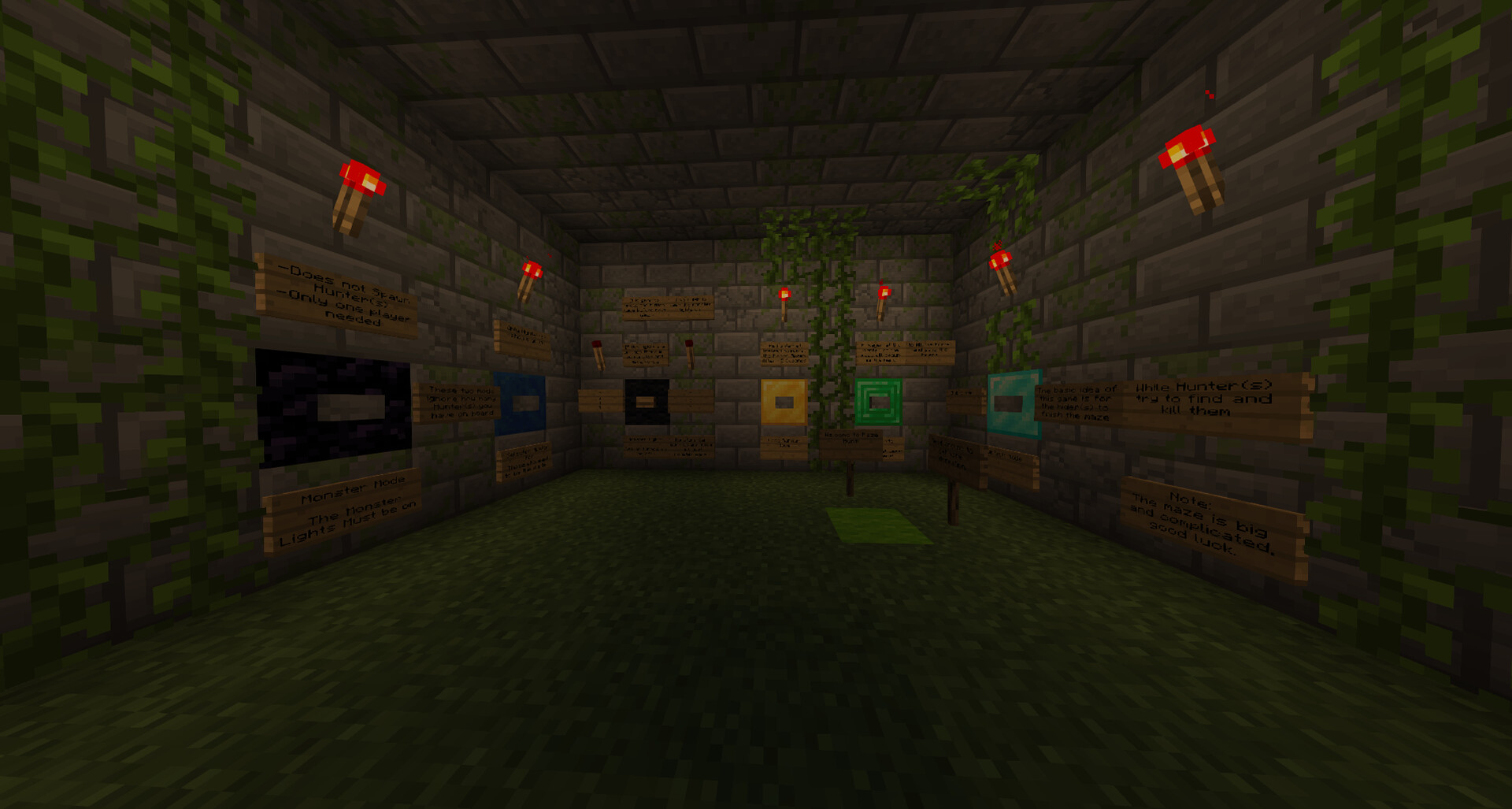 Maze Hunt (Huge Maze map with Hunter/Hider fun) Minecraft Map