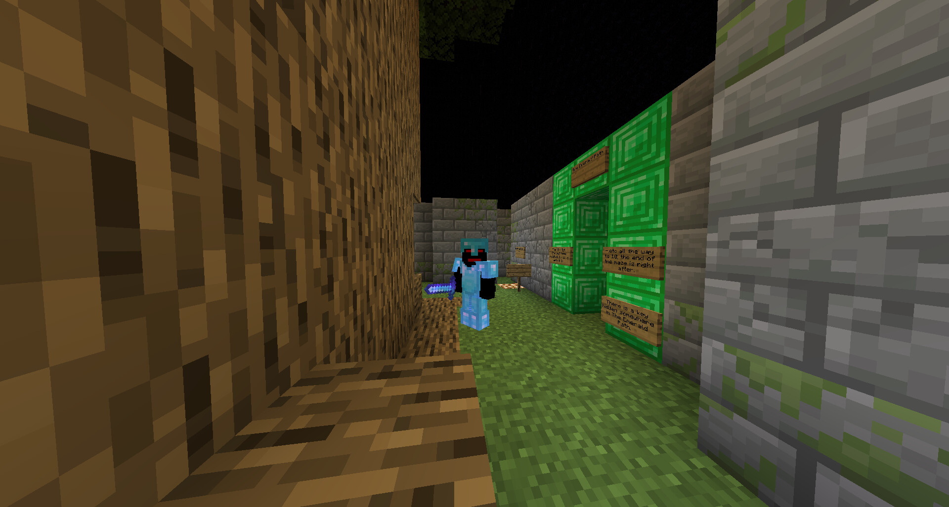 Maze Hunt (Huge Maze map with Hunter/Hider fun) Minecraft Map