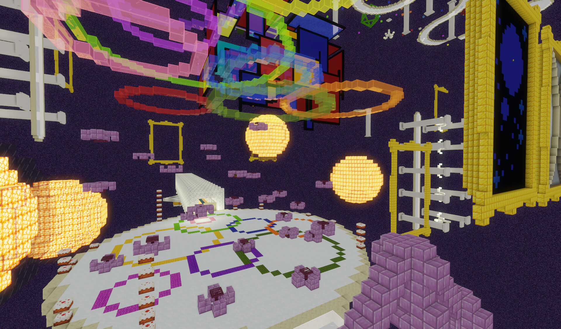 Abstract Dimension Hunt Minecraft Map