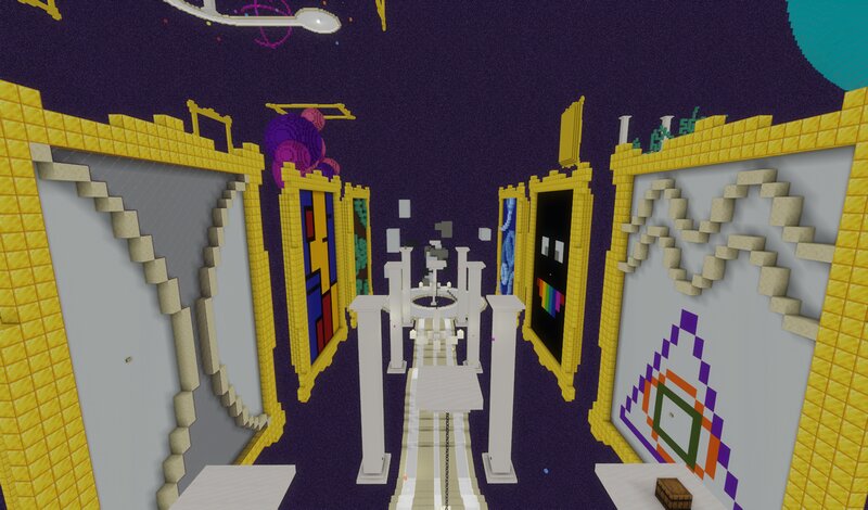 Abstract Dimension Hunt Minecraft Map