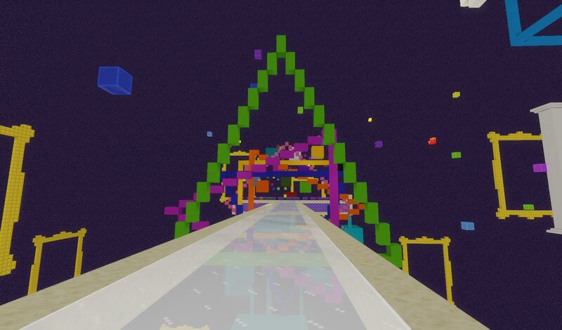 Abstract Dimension Hunt Minecraft Map